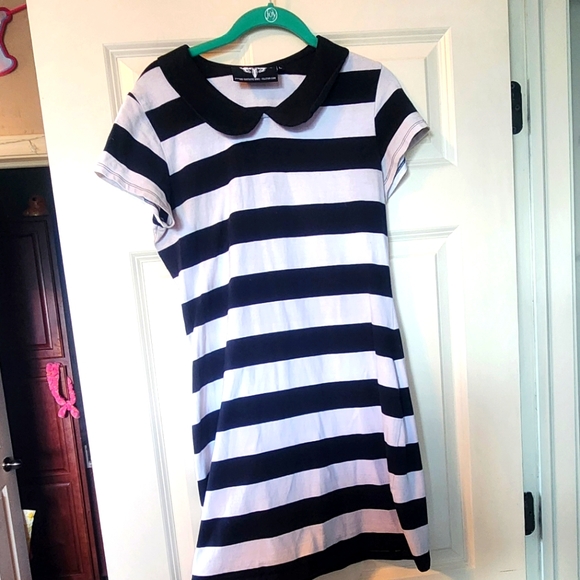 Killstar | Dresses | Killstar Black And White Stripped Dress | Poshmark